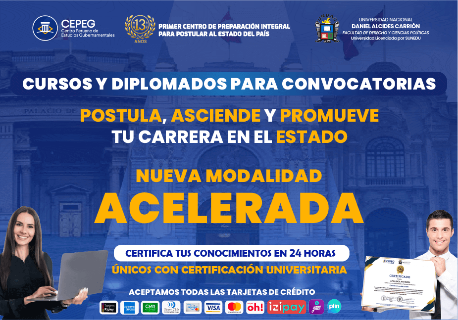 Cursos y Diplomados en Gestión Pública | CEPEG